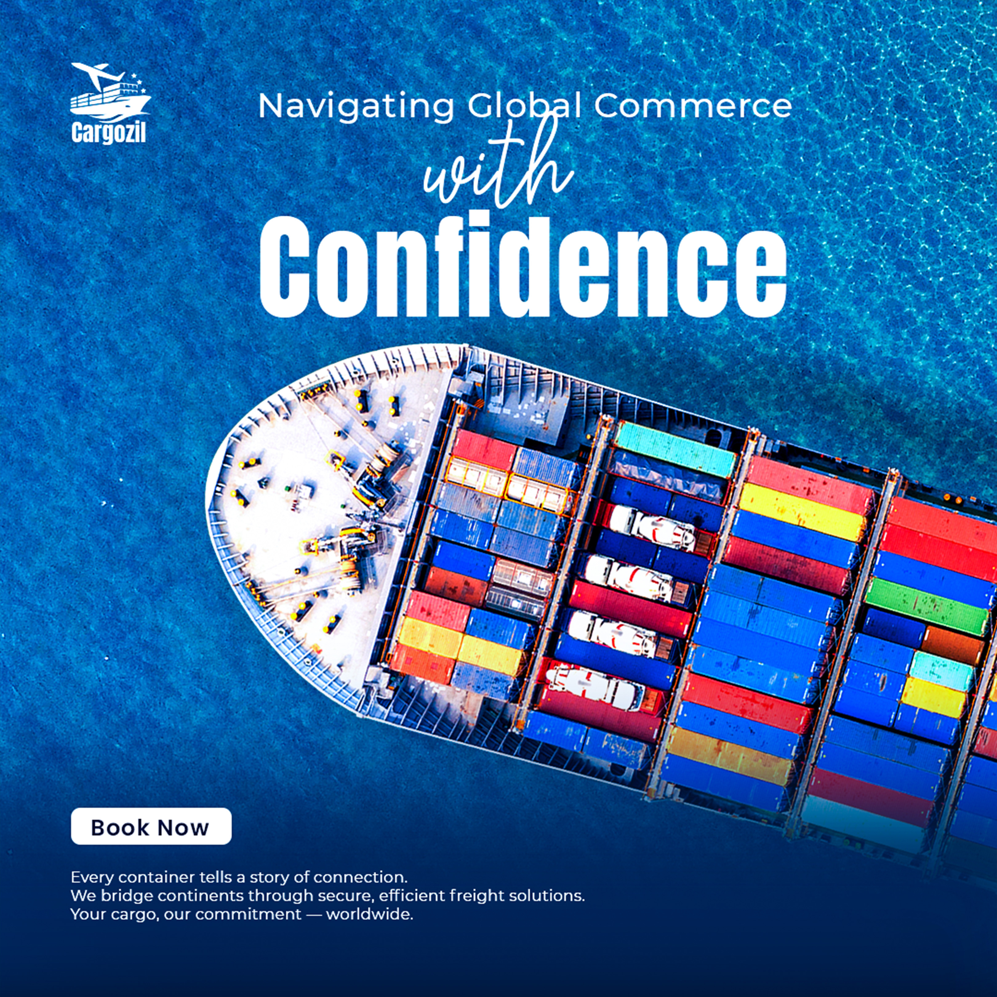 Freight & Logistics Social Media Poster Design by Kohinoor Akter on ...