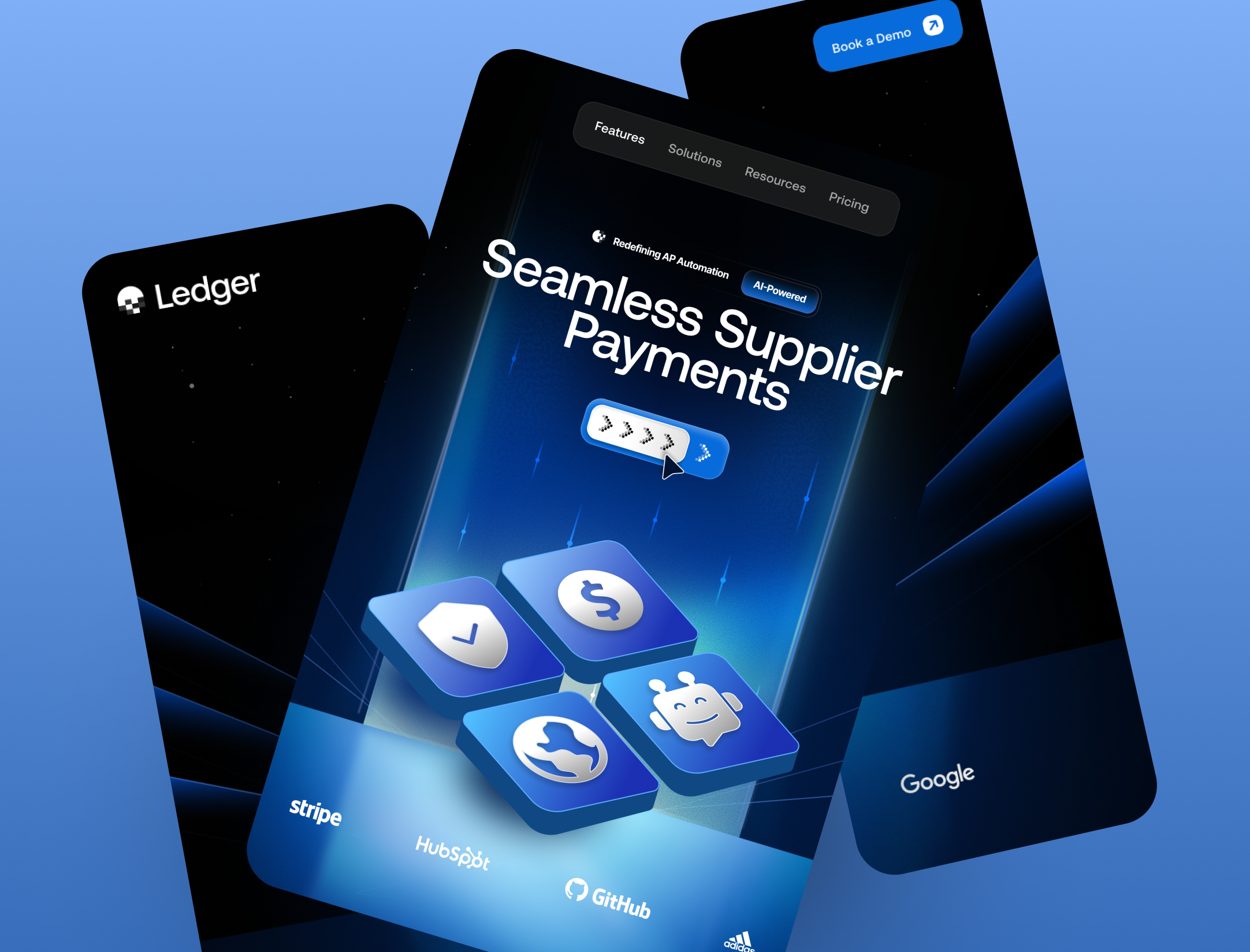 Ledger - Finance Website V1 by Mehmet Özsoy for Orizon: UI/UX Design ...