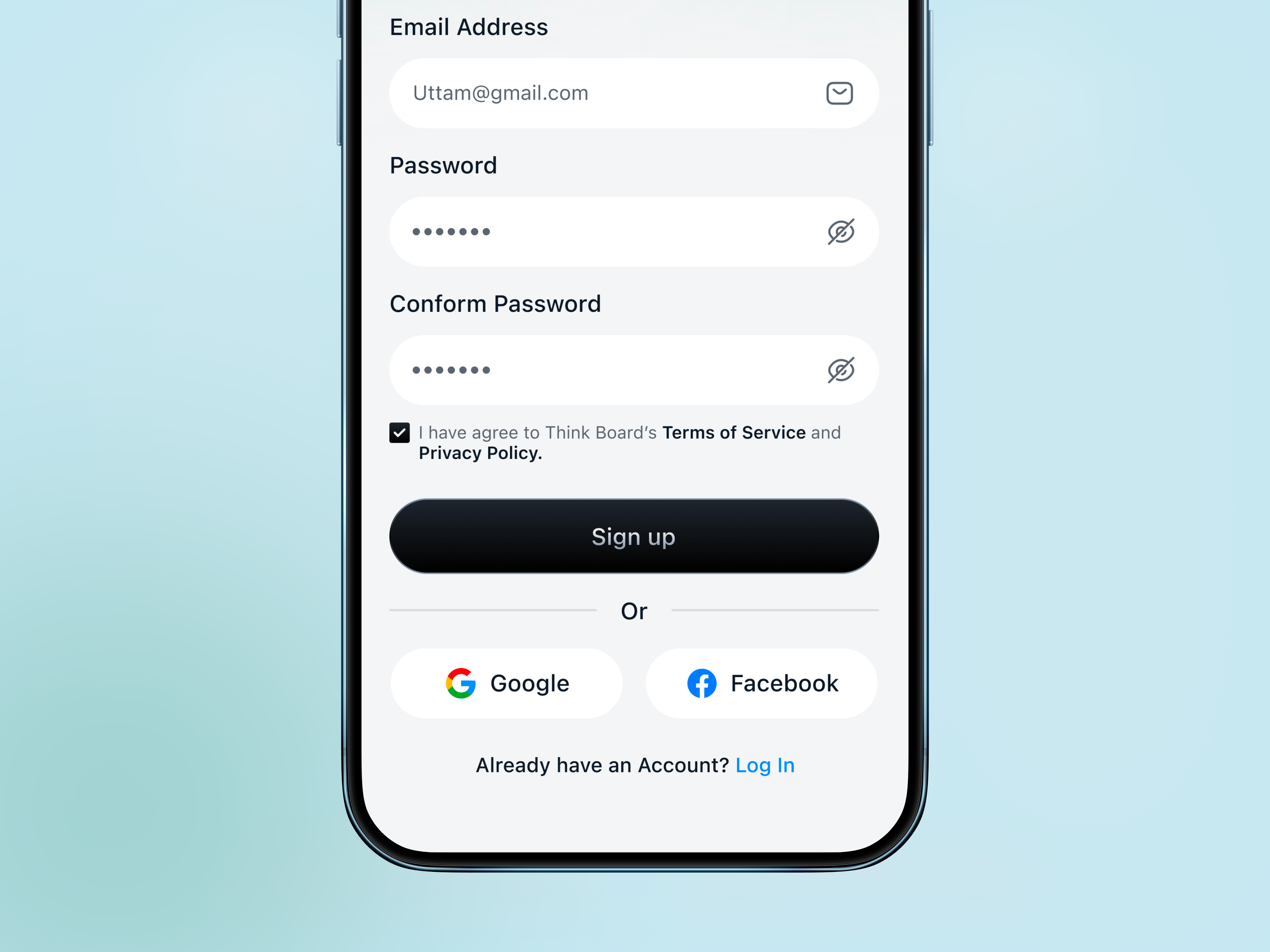 Modern Sign In & Sign Up - UI Screen by Uttam Das on Dribbble