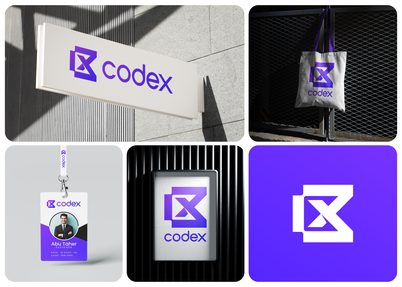 Codex Brand Identity Design by Abu Taher on Dribbble