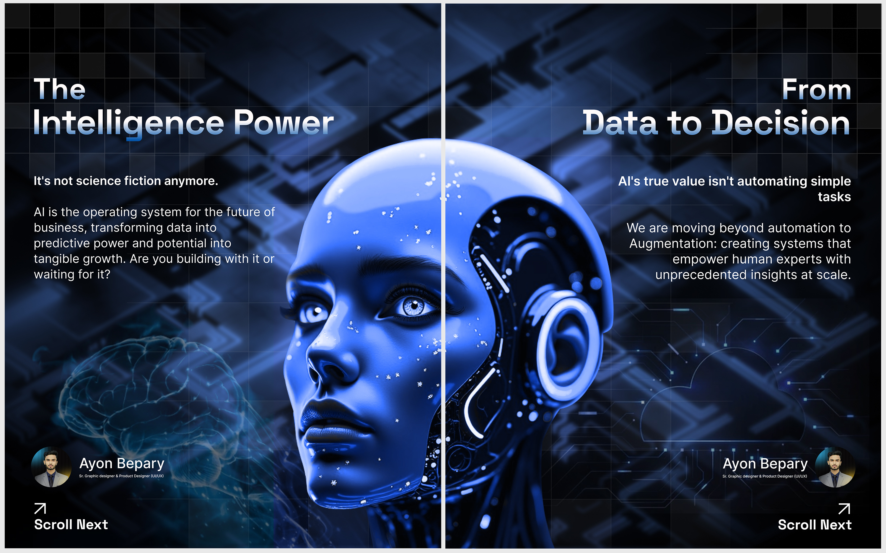 Carousel Design for Core Concepts of AI in SaaS. by Ayon Bepary on Dribbble