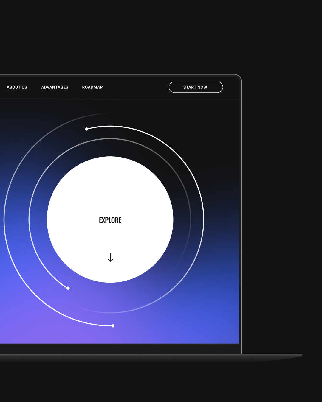 Landing for Magic&Reality by Maxim on Dribbble