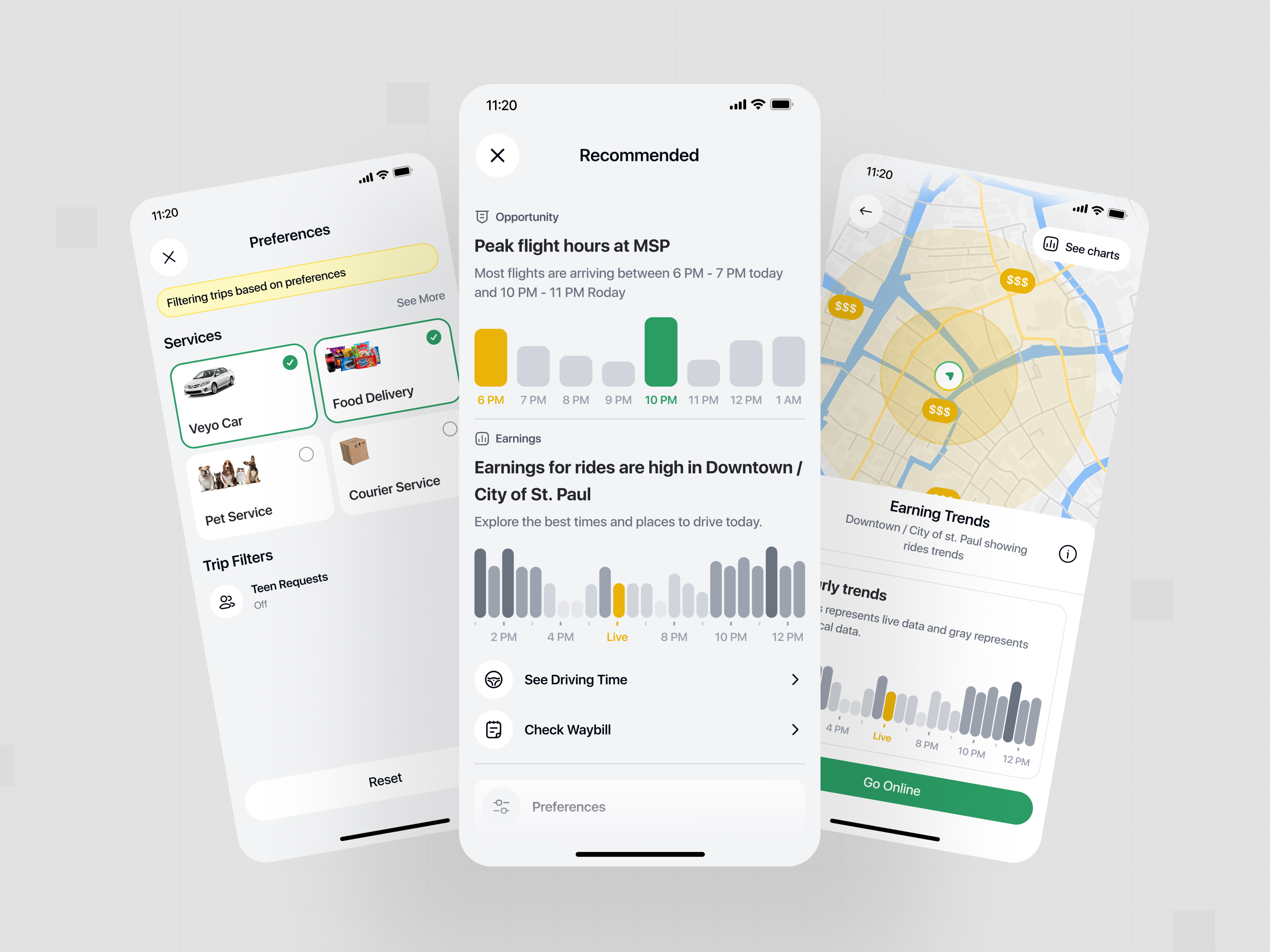 Veyo - Driver App - Recommendation by Filllo Design Agency on Dribbble
