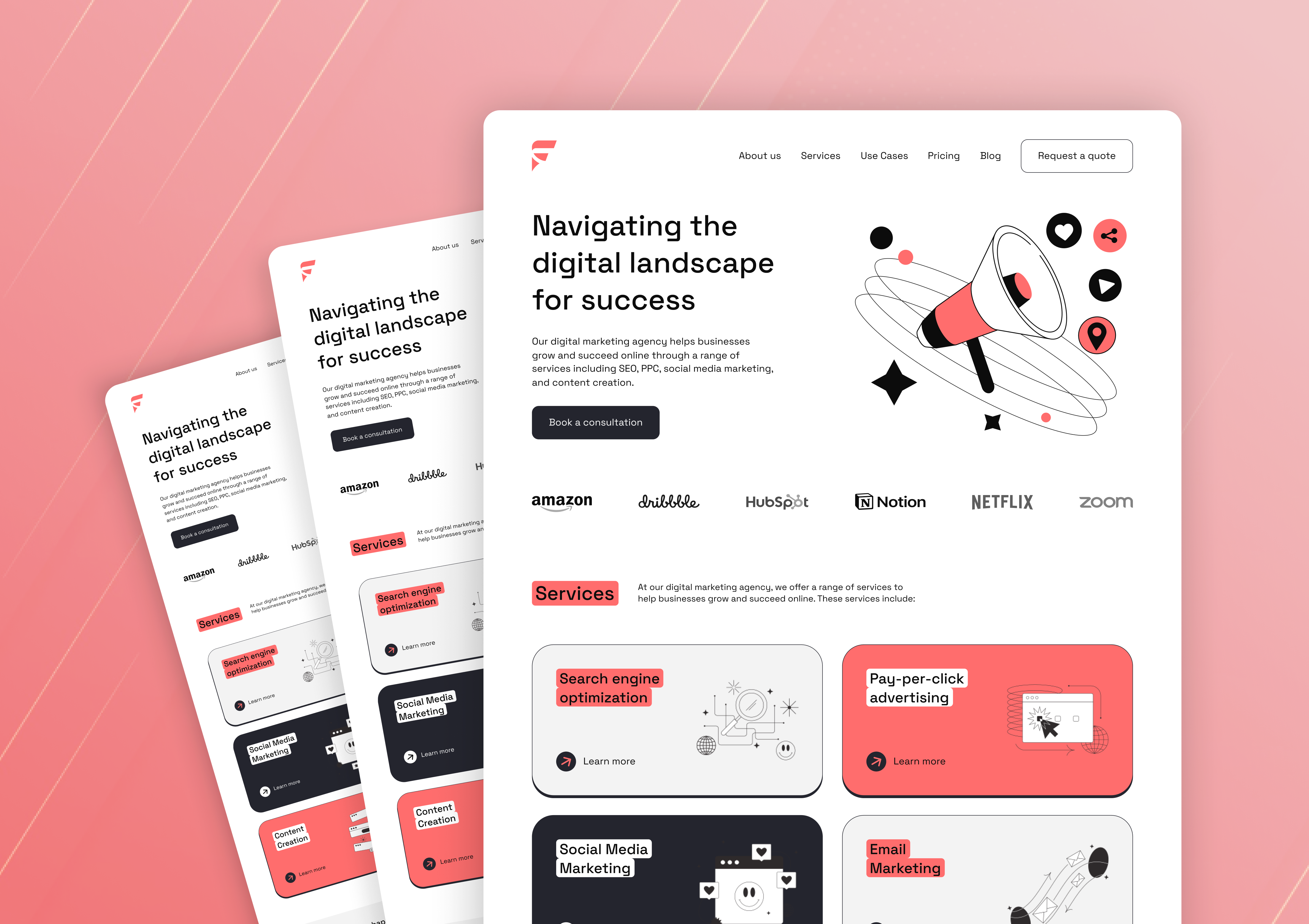 High-Converting UI Design for Digital Marketing Agency Websites by ...
