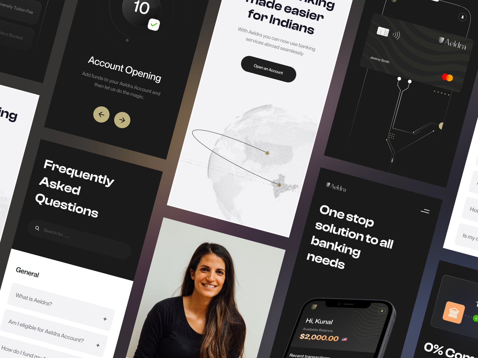 Aeldra Mobile Web by Brucira on Dribbble