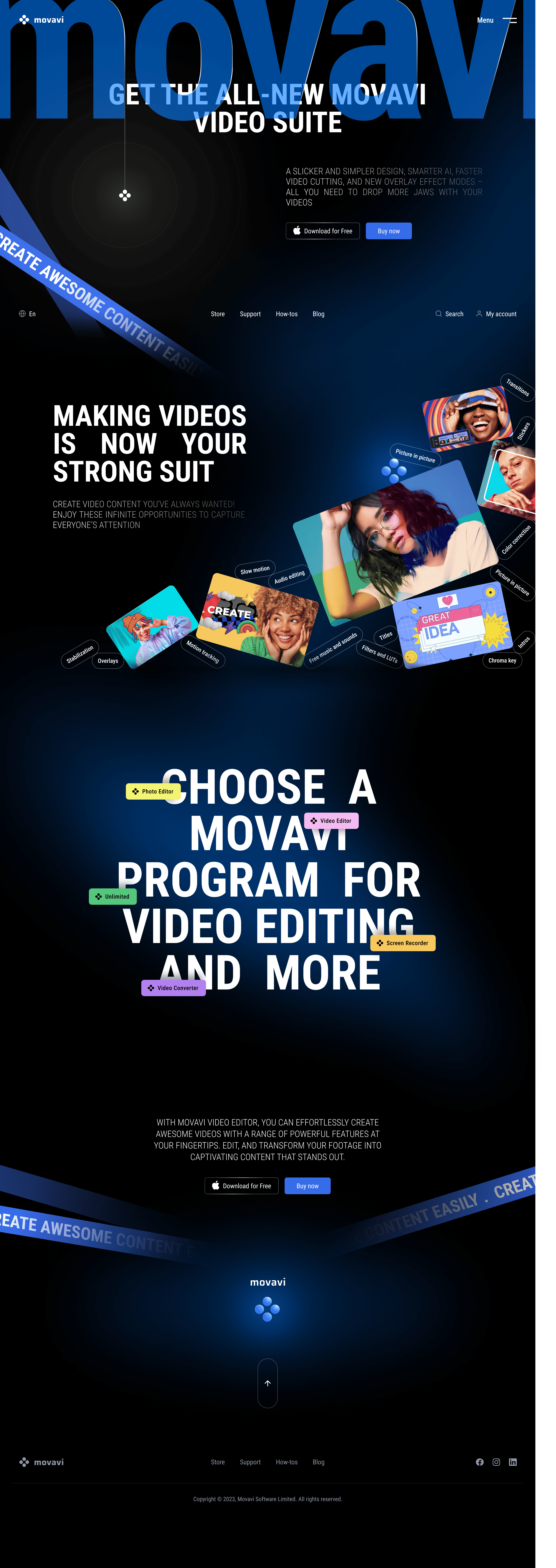 Movavi Video Suite by Natalie Strunevskaya on Dribbble