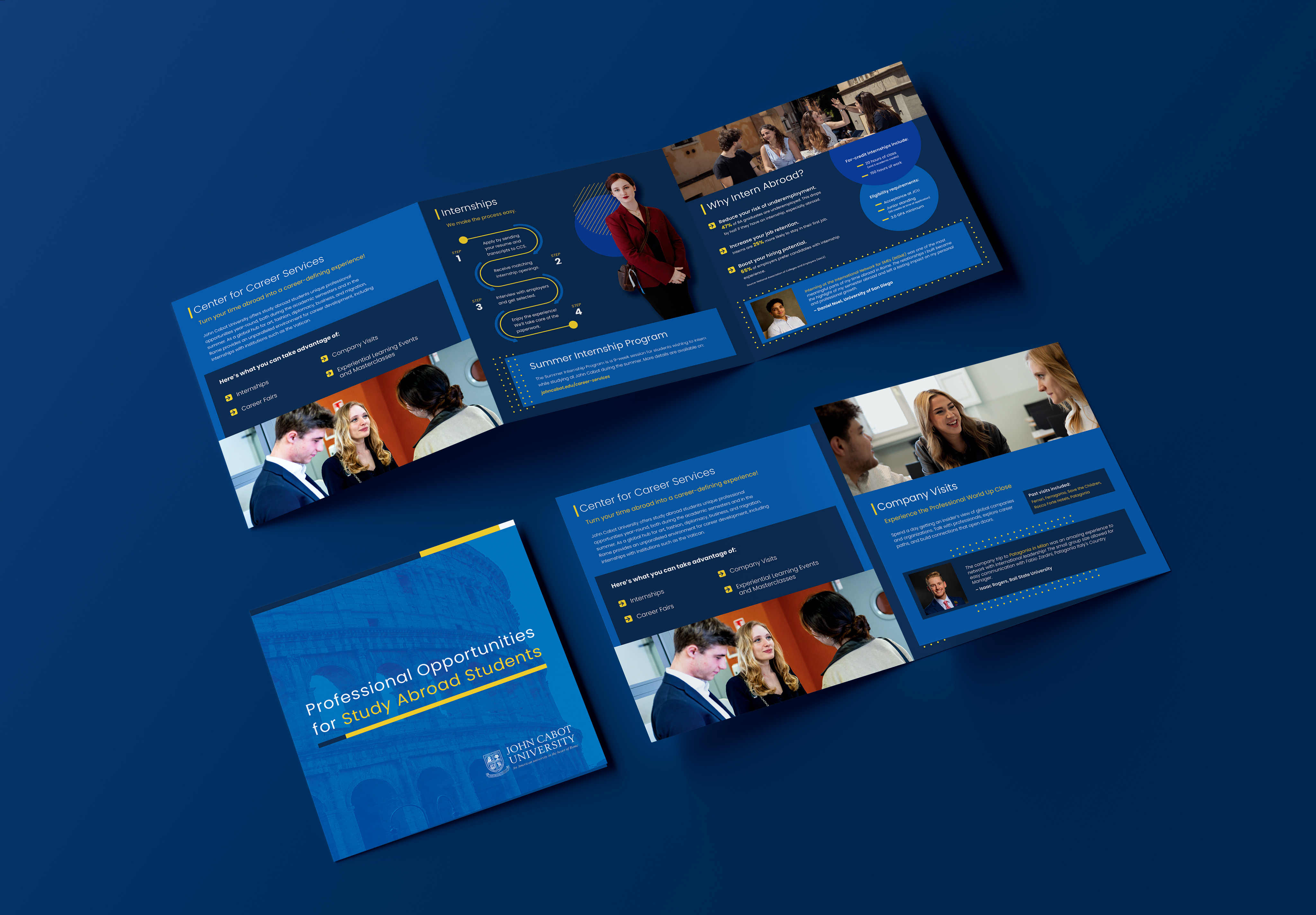 John Cabot University Brochure by Joe Folino on Dribbble