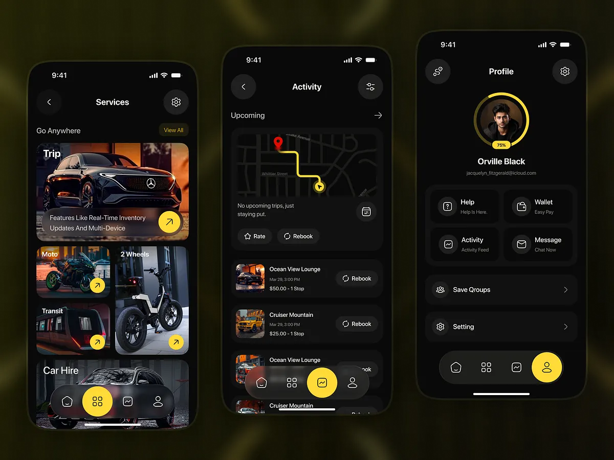 Browse thousands of Profile Uber images for design inspiration | Dribbble
