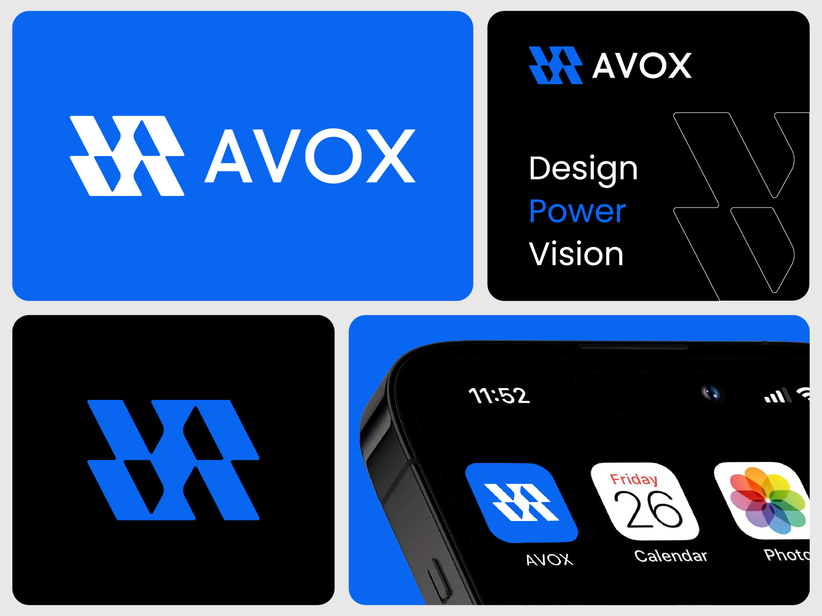 AVOX — Modern Logo Design by Rafiz Studio on Dribbble