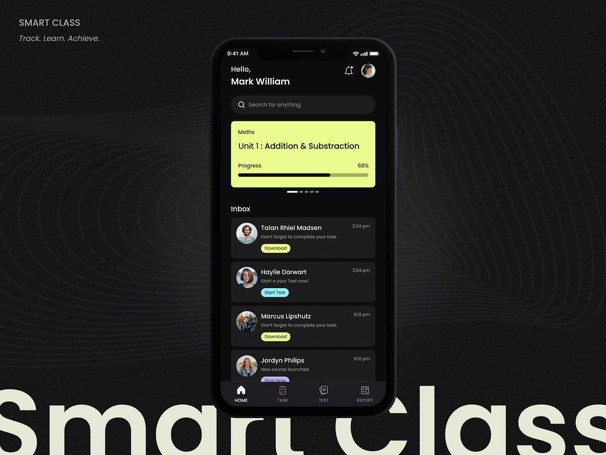 Smart Class App by UiXD Studio on Dribbble