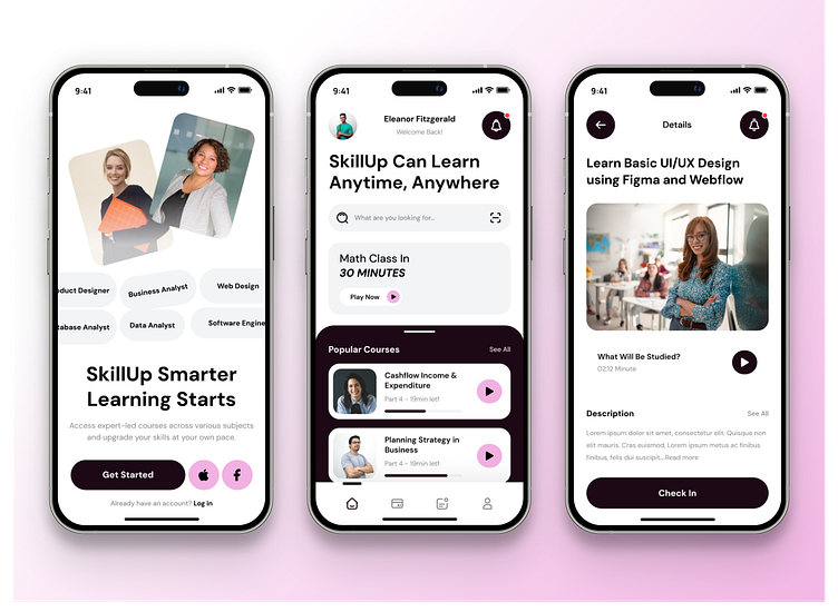 SkillUp – Education & Course Discovery Mobile App by Nexila - UI/UX ...