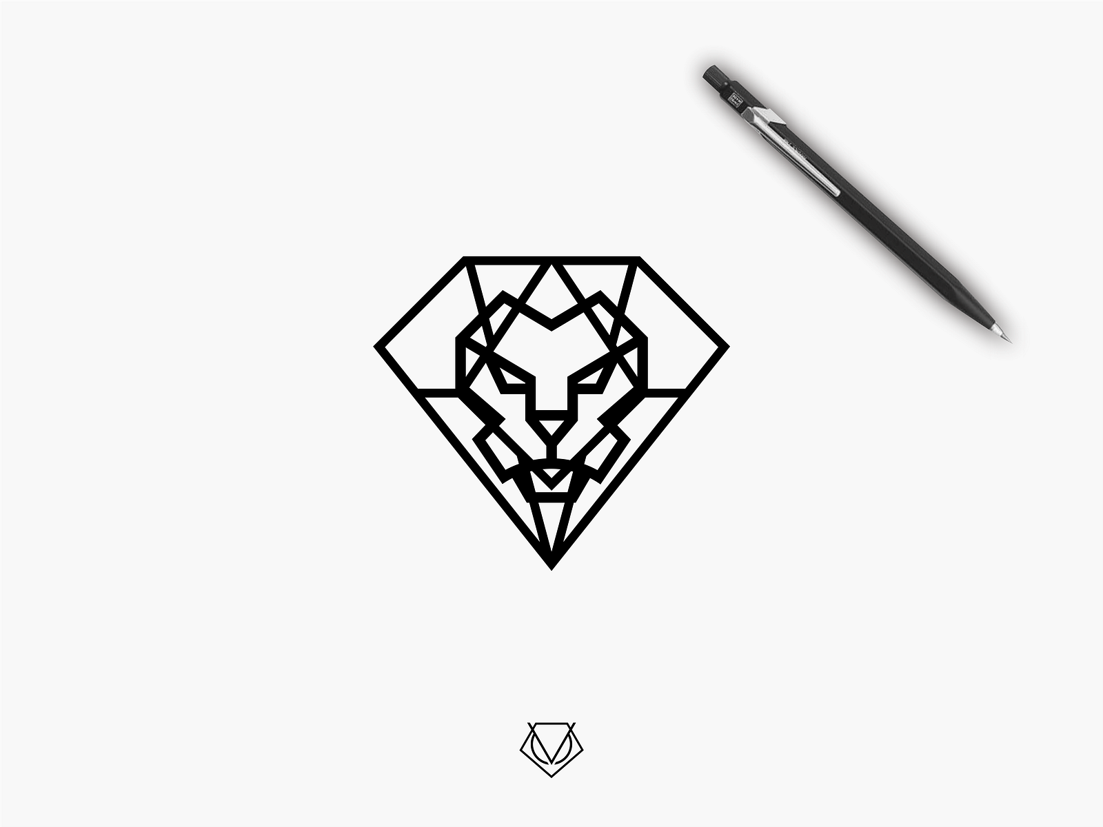 LION + DIAMOND LOGO DESIGN by dimasu_design23 on Dribbble