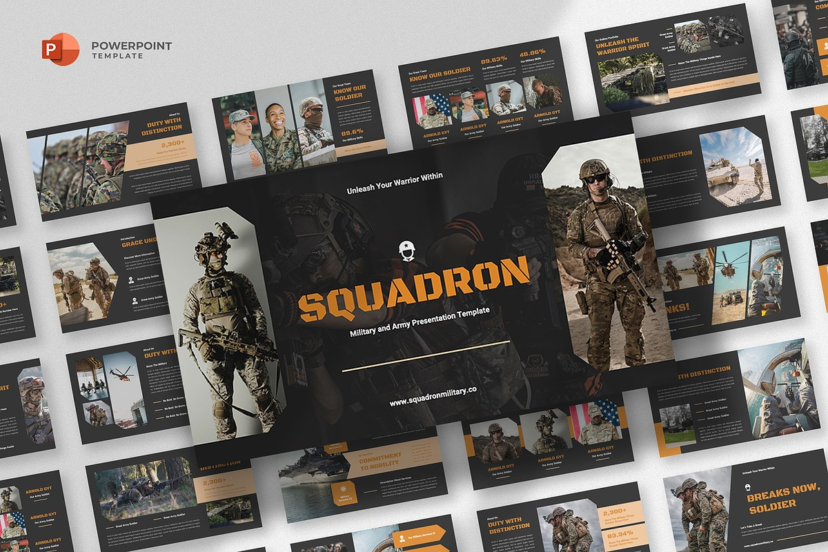 Military & Army Powerpoint Template by Isabella Frank on Dribbble
