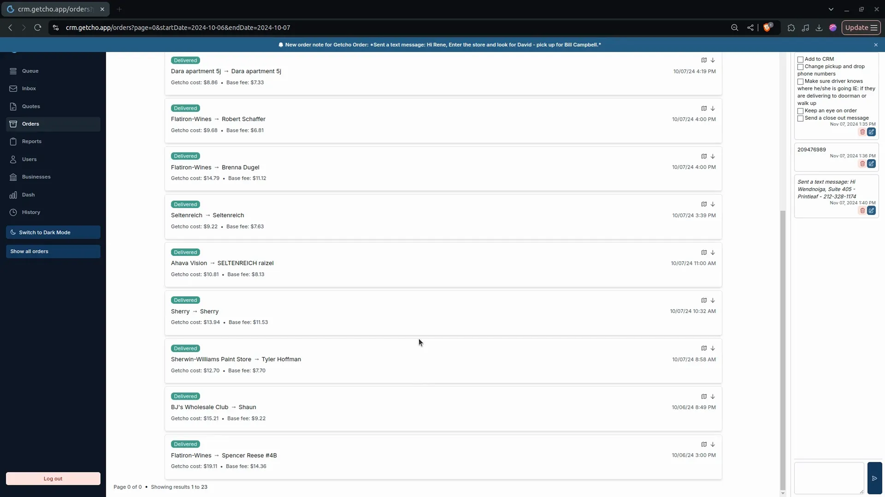 Redesigned Orders Page Interface for Getcho by Mafruh Faruqi for ...