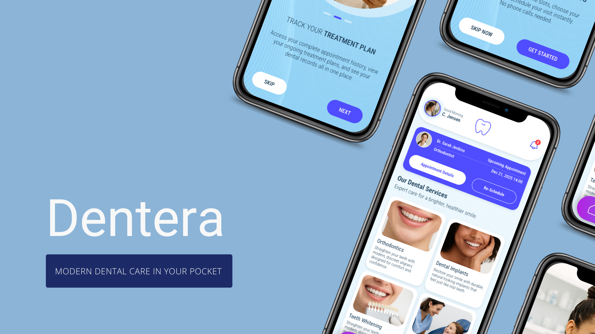 Dentera – Modern Dental Care Mobile App (UI/UX Design) by Ethem Budak ...