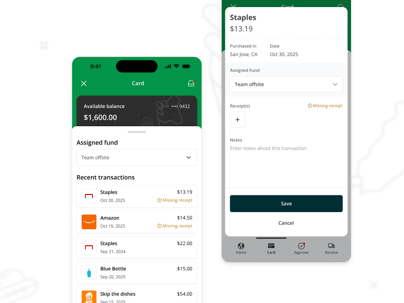 Mobile expense tracking by Kitty Chan on Dribbble