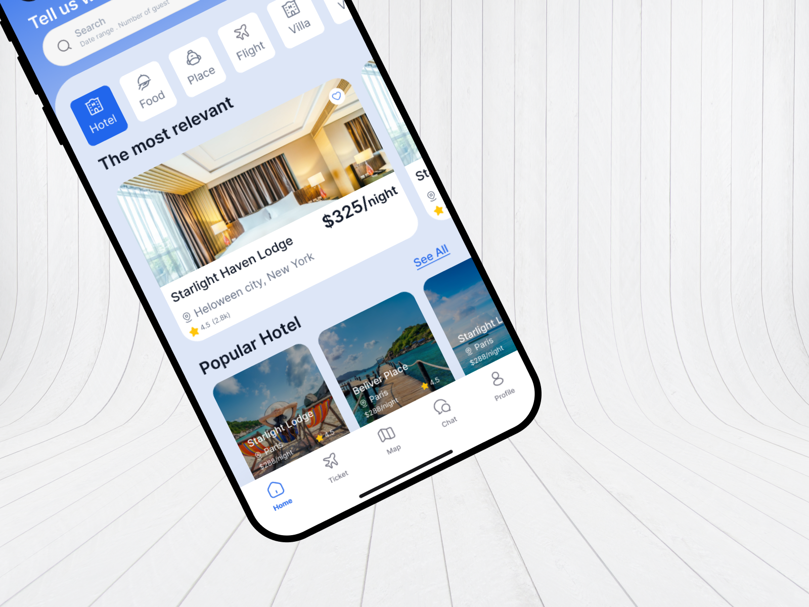 Hotel Booking Mobile App by uxui.raha on Dribbble