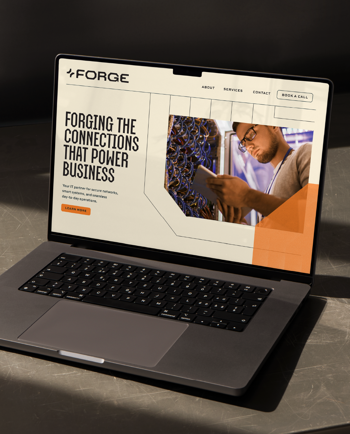 Forge Branding by James van Kriedt on Dribbble