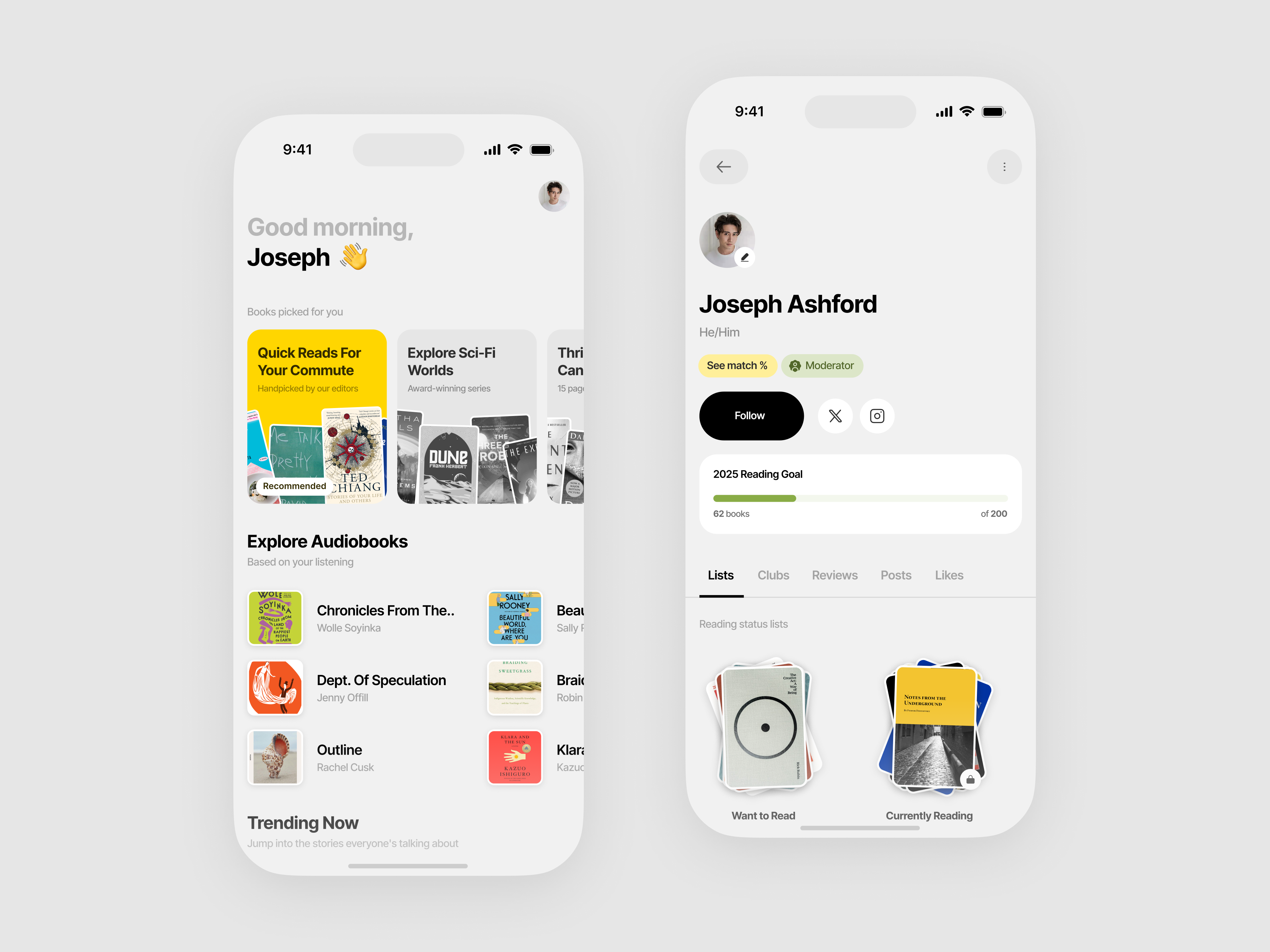 Reading App Concept (IOS) by Rati Daraselia on Dribbble