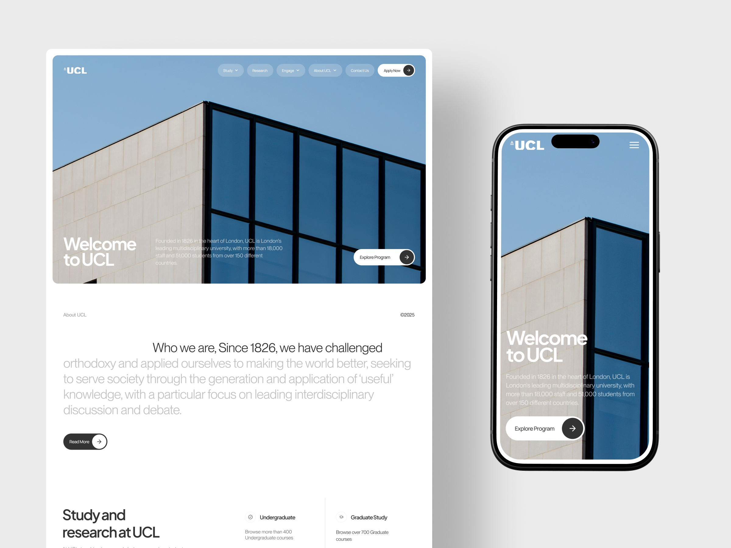 🎓 UCL University – Responsive Mobile Design by Permadi Satria Dewanto ...