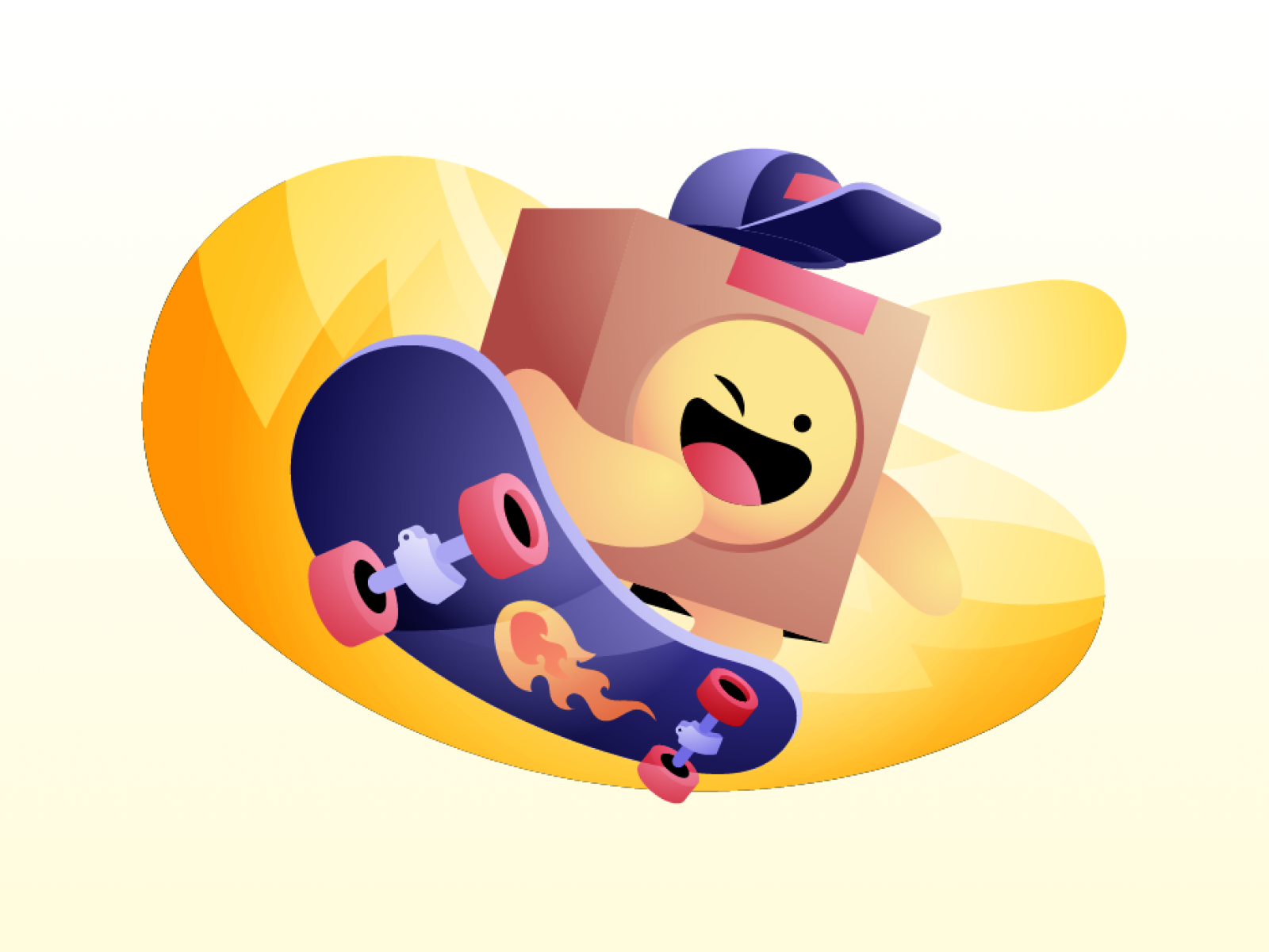 Personalized Box Mascot 📦 - Upak by Labib Ahmadin ⚡️ on Dribbble