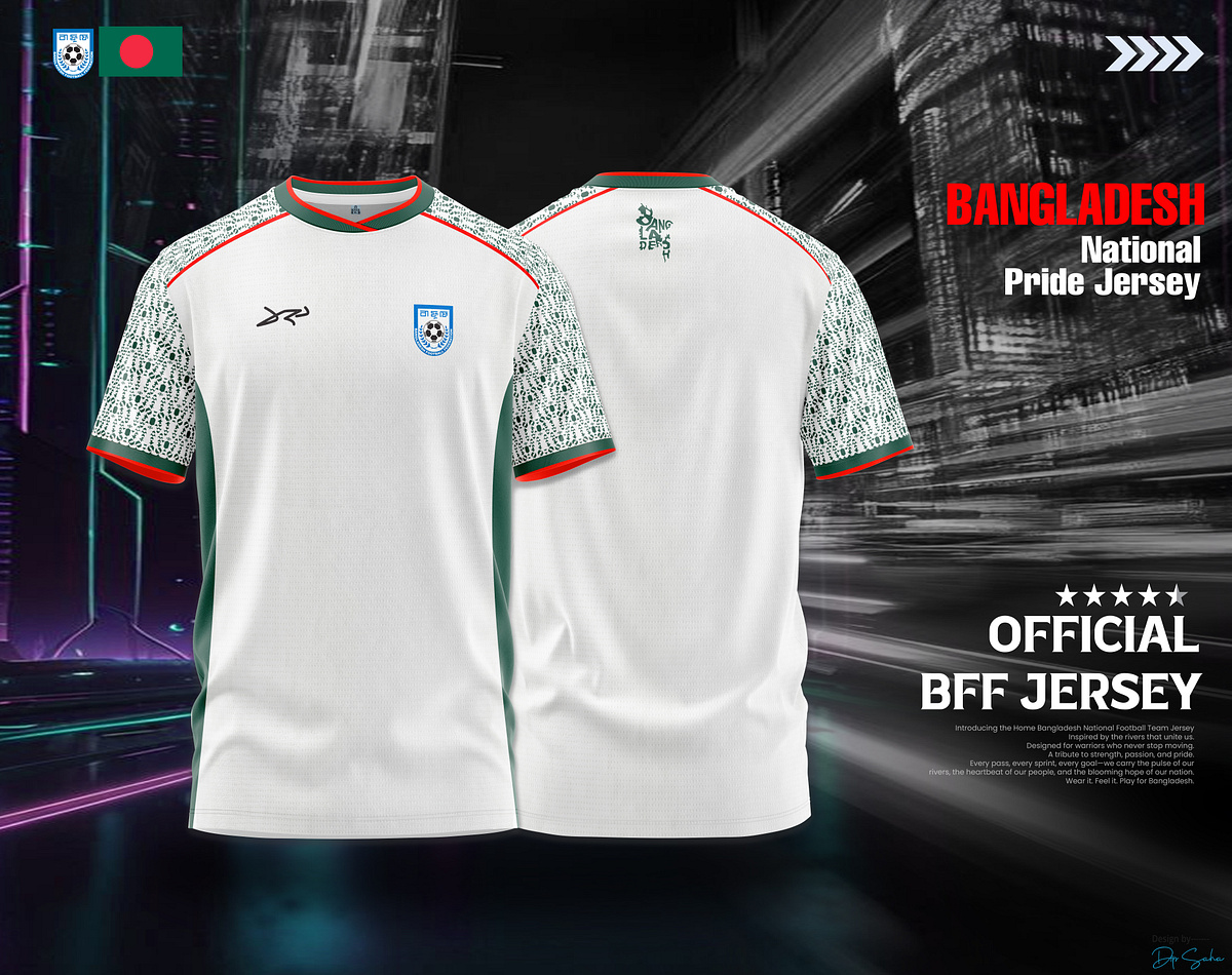 Bangladesh National Team Official Jersey Design by Visual Life on Dribbble