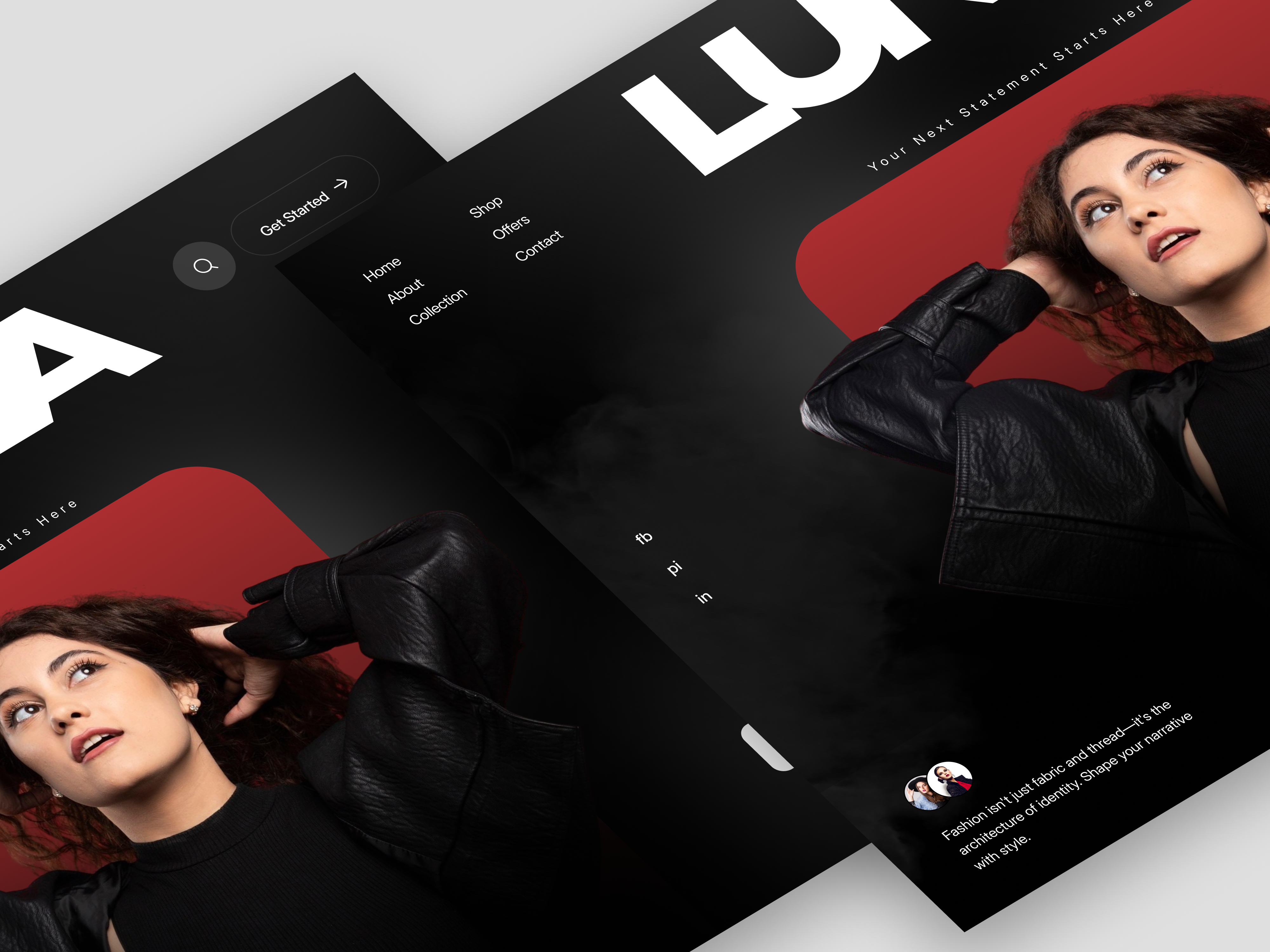 Lunva - Clothing Website Hero Section by Orbix Studio LLC on Dribbble