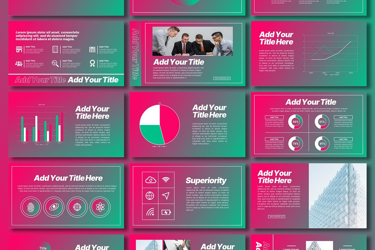 Gradient Modern Powerpoint Template by Isabella Frank on Dribbble