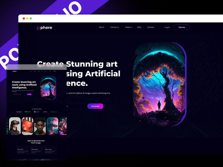 AI Landing Page Figma Design by MD Rony Howladar ⭐ on Dribbble