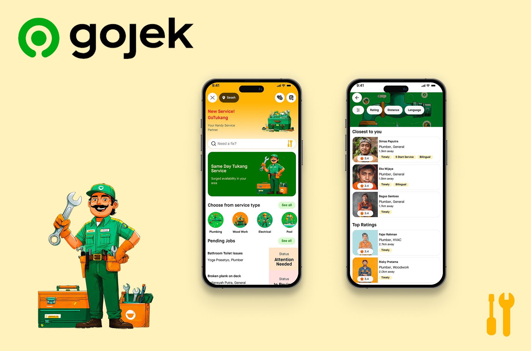 GoTukang By Gojek - Brand Integration, New Feature Add. by Brian ...