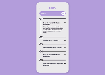 Browse thousands of Faq UI images for design inspiration | Dribbble