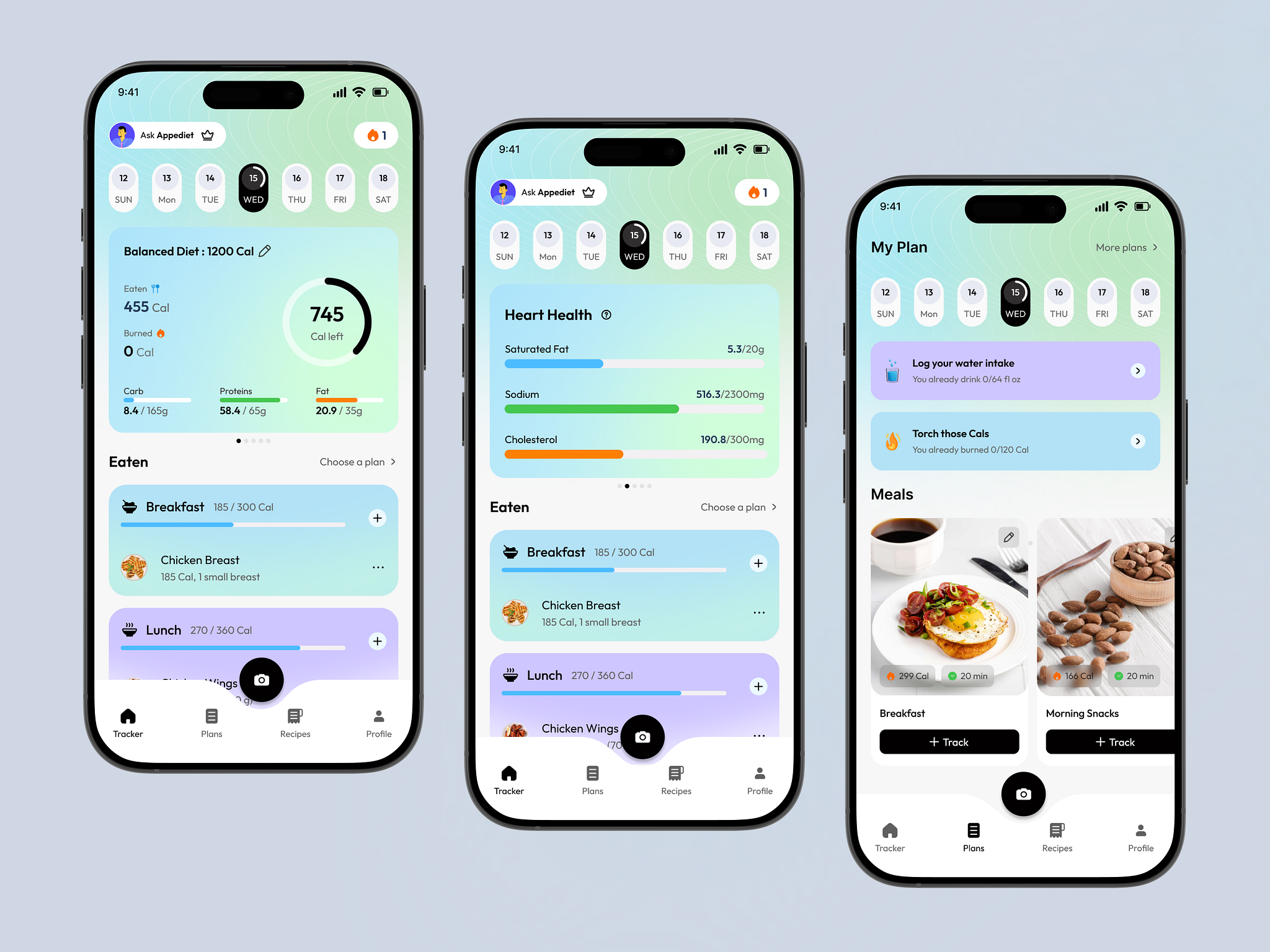 AI Calorie Counter App by UI Raihan on Dribbble