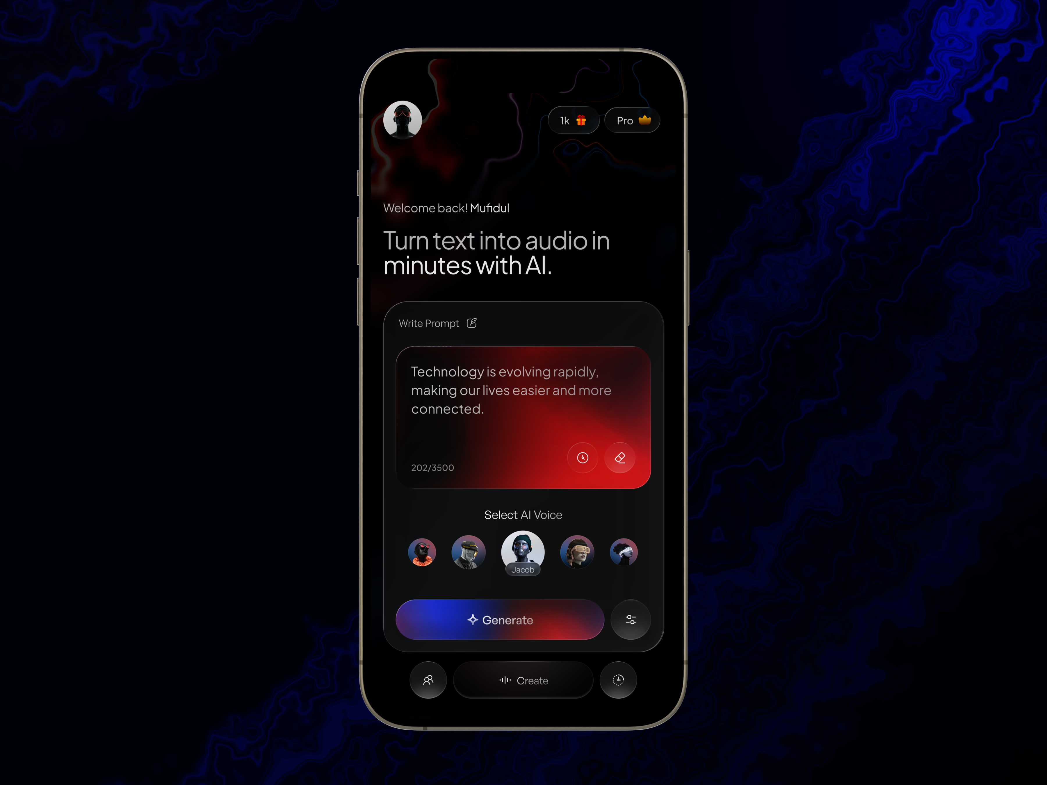 AI Assistant Mobile App by Mufidul for Omotive on Dribbble