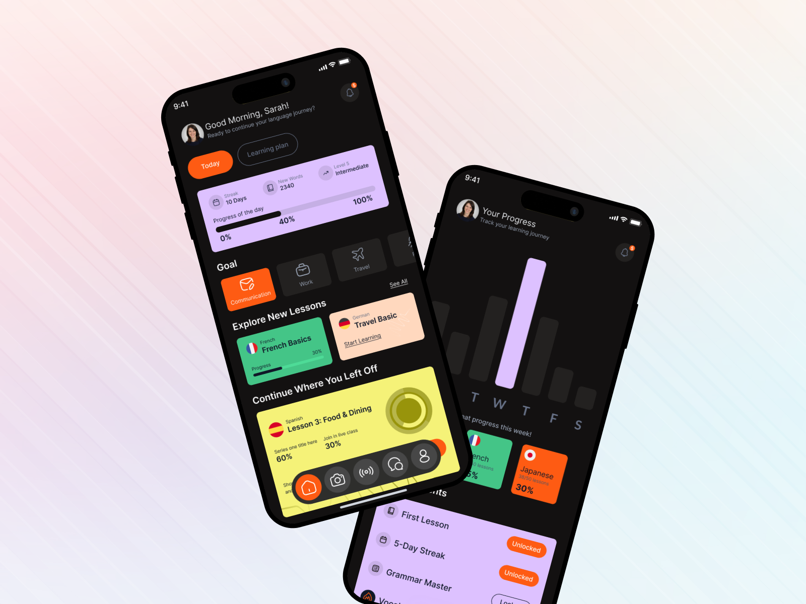 Language Learning App Ui Design by uxui.raha on Dribbble