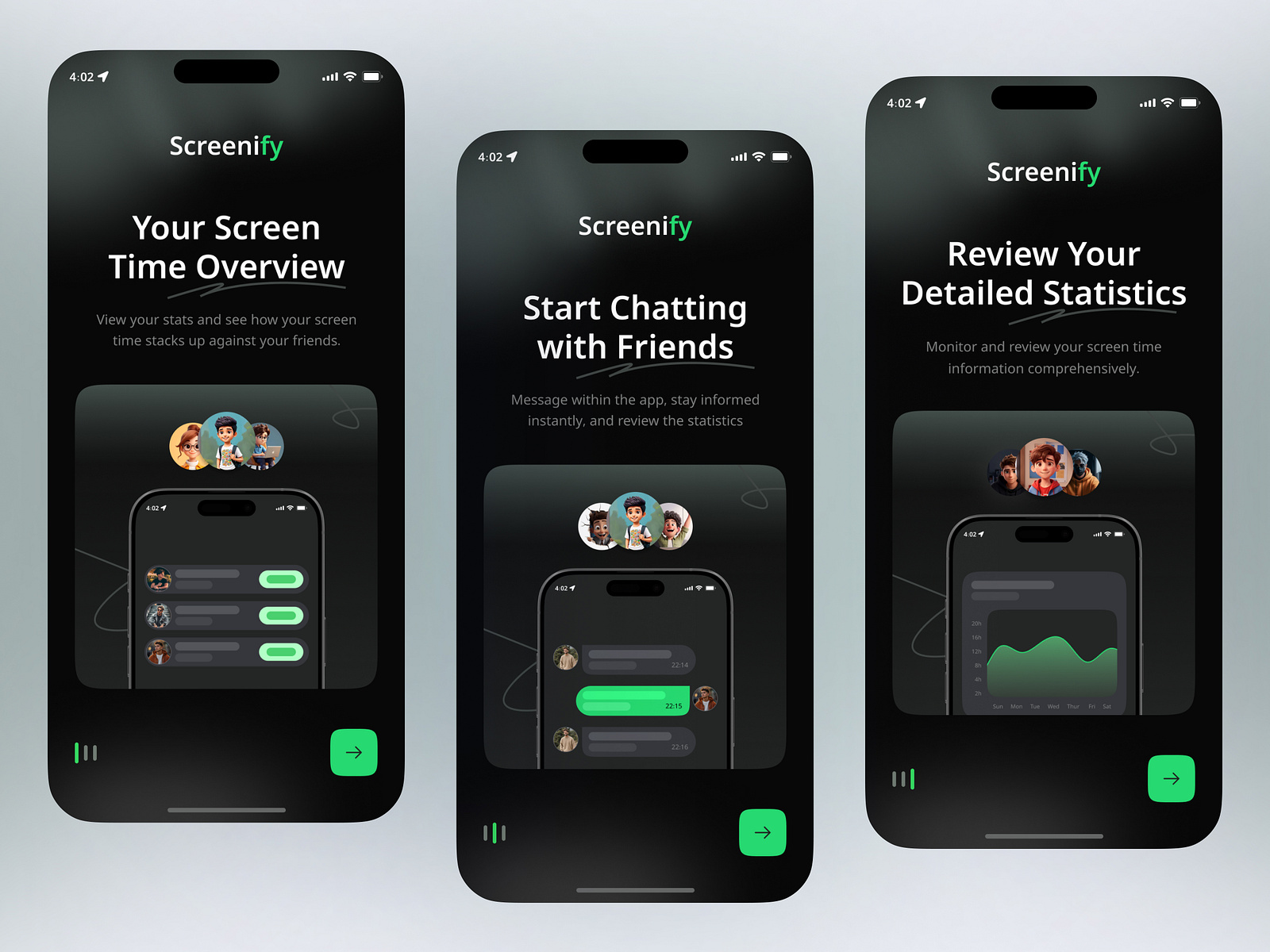 Smart Screen Time Insights — Screenify App Design by Md Emon on Dribbble