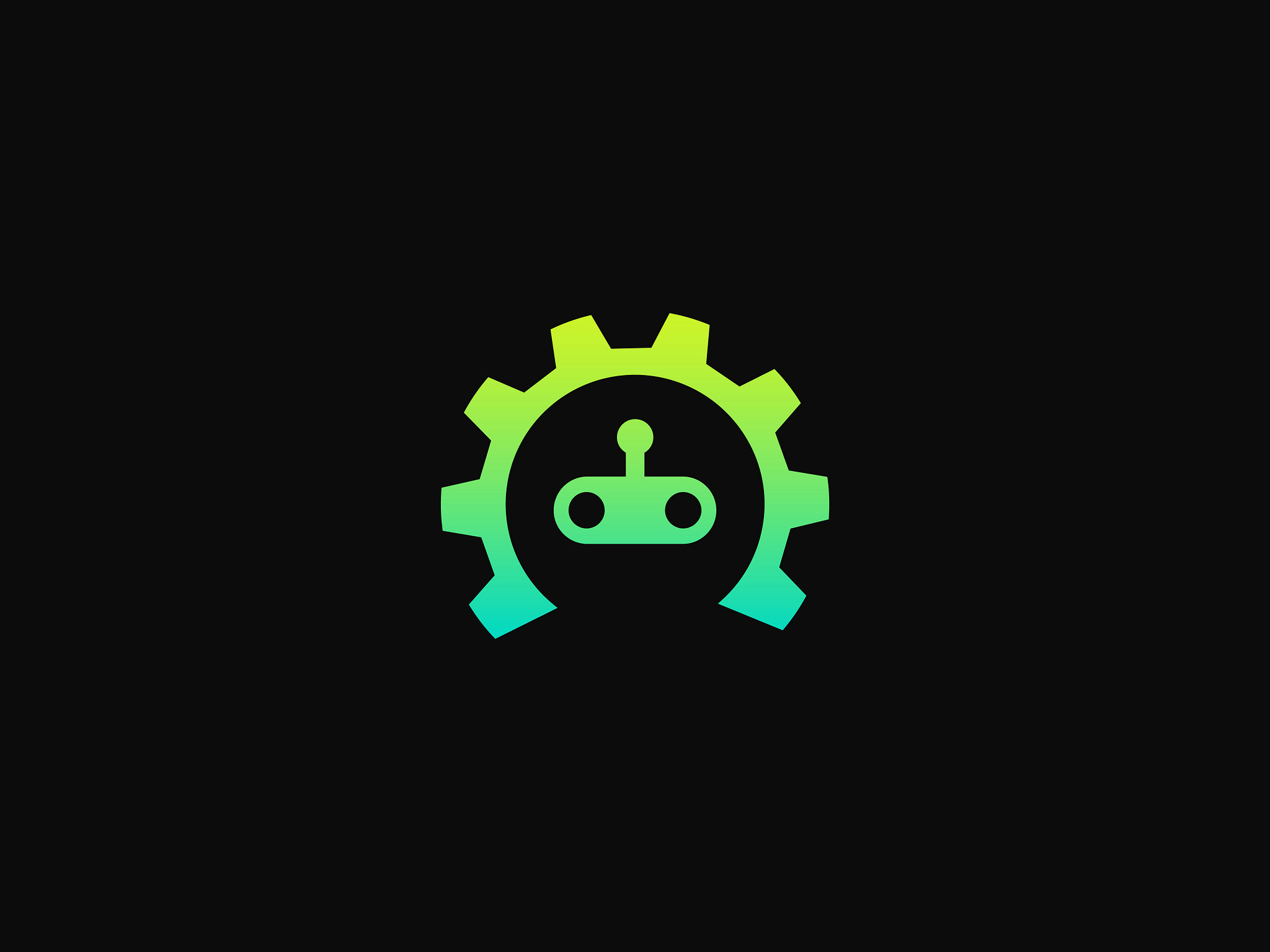 Gear Bot logo design, AI, Tech, Software, Saas, Bot logo, modern by Sam Mark | Logo & Brand ...