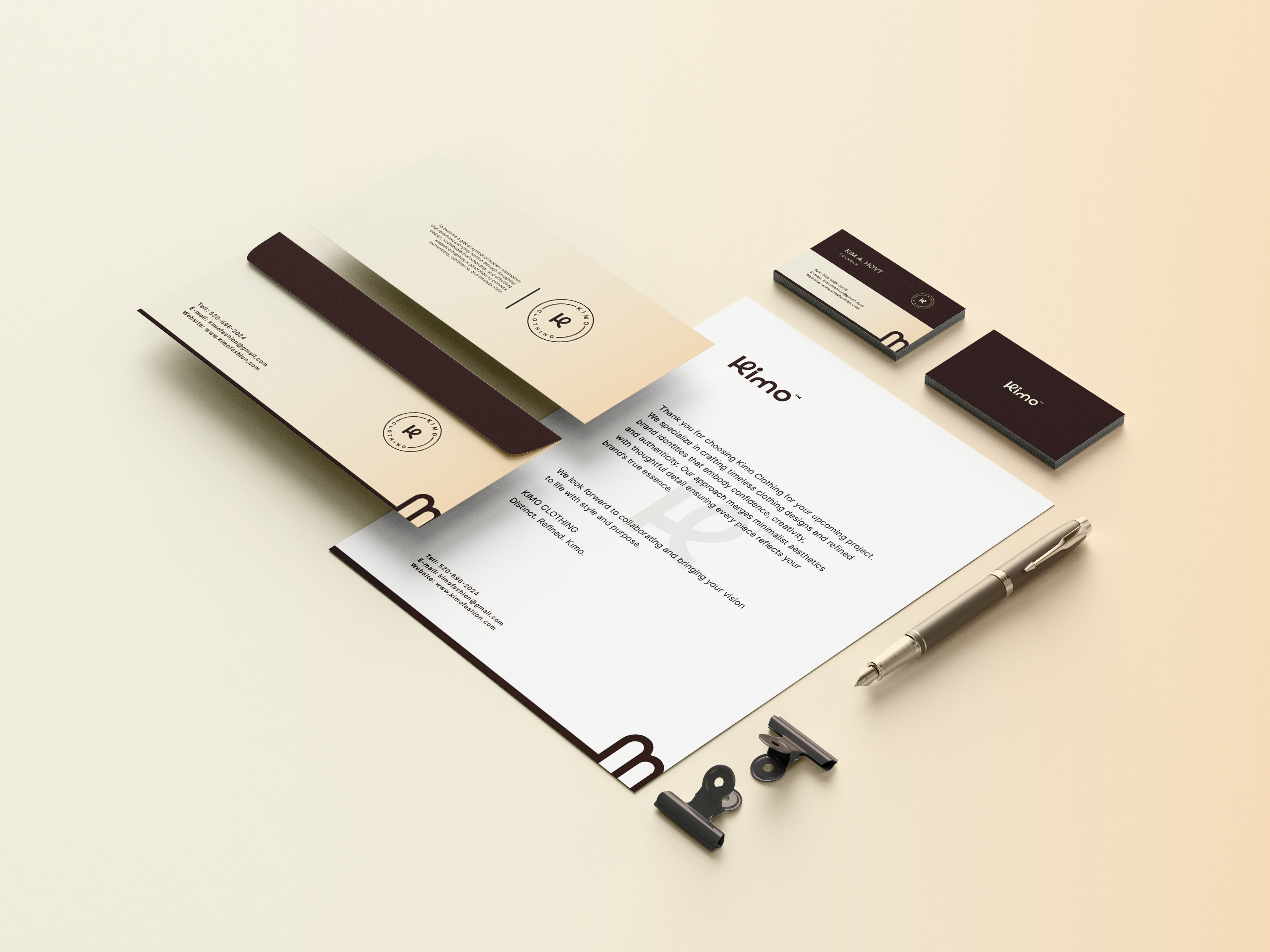 Kimo-Fashion Clothing Logo & Branding Design by Mr. Munna on Dribbble