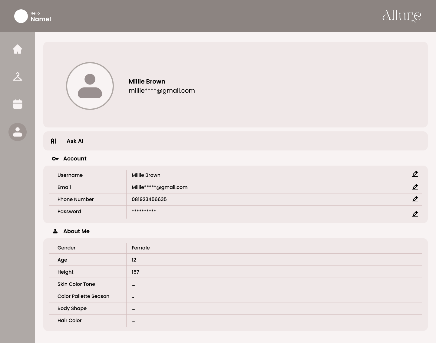 Allure by Chery Camberly on Dribbble