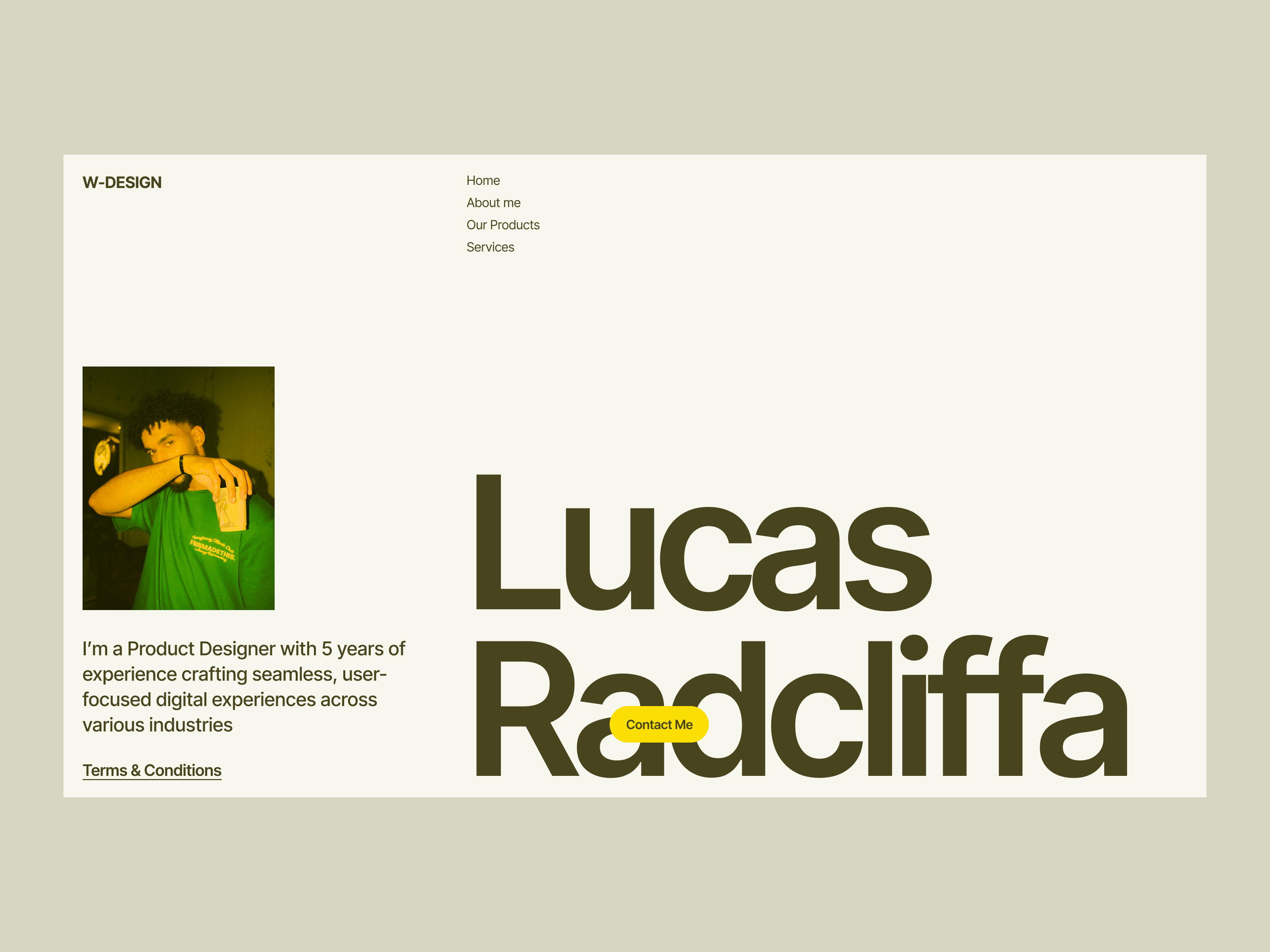 W Design - Personal Website by Wildan for 10am Space on Dribbble