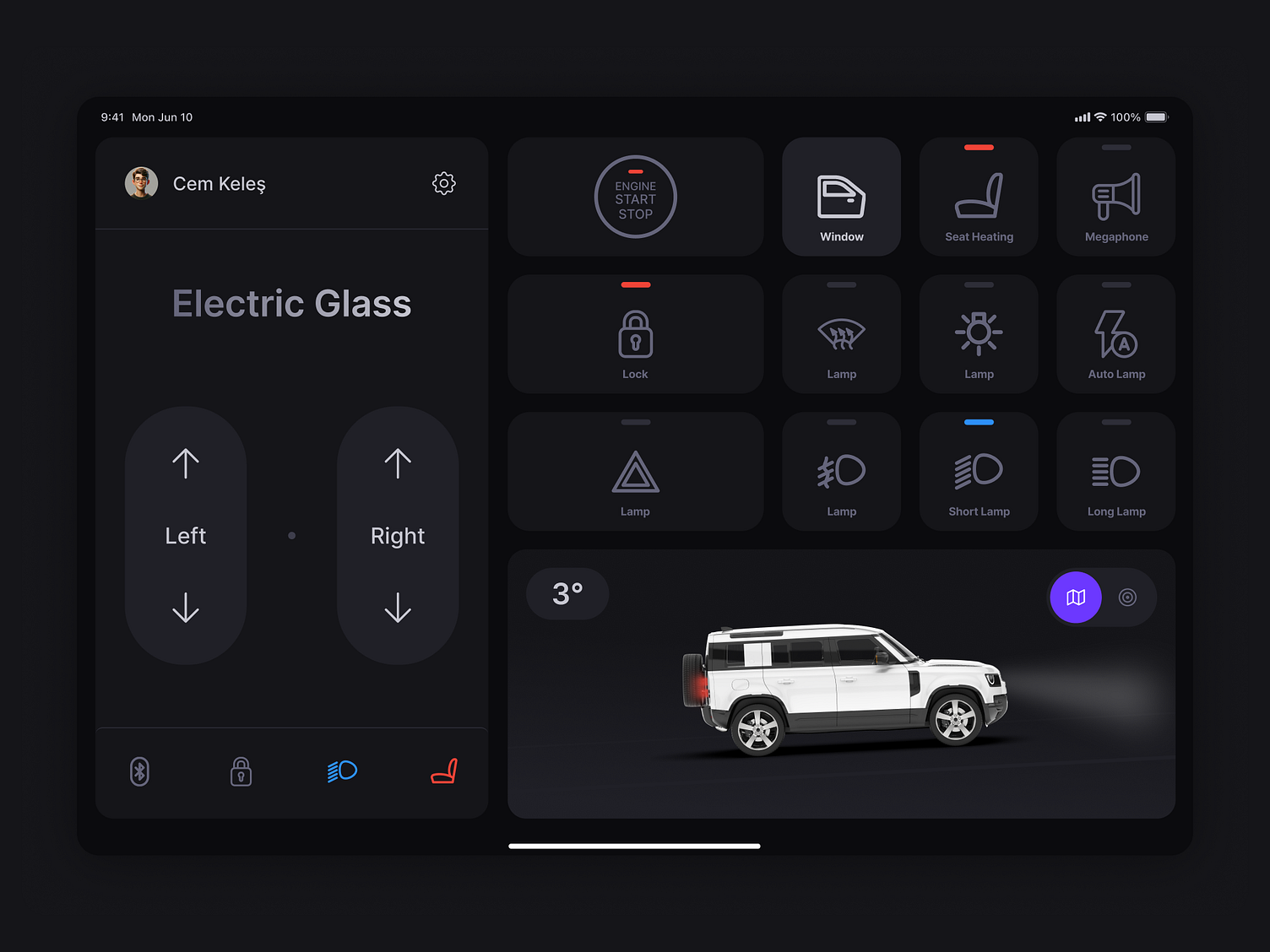 Car Control System - 2 by Cem KELEŞ on Dribbble