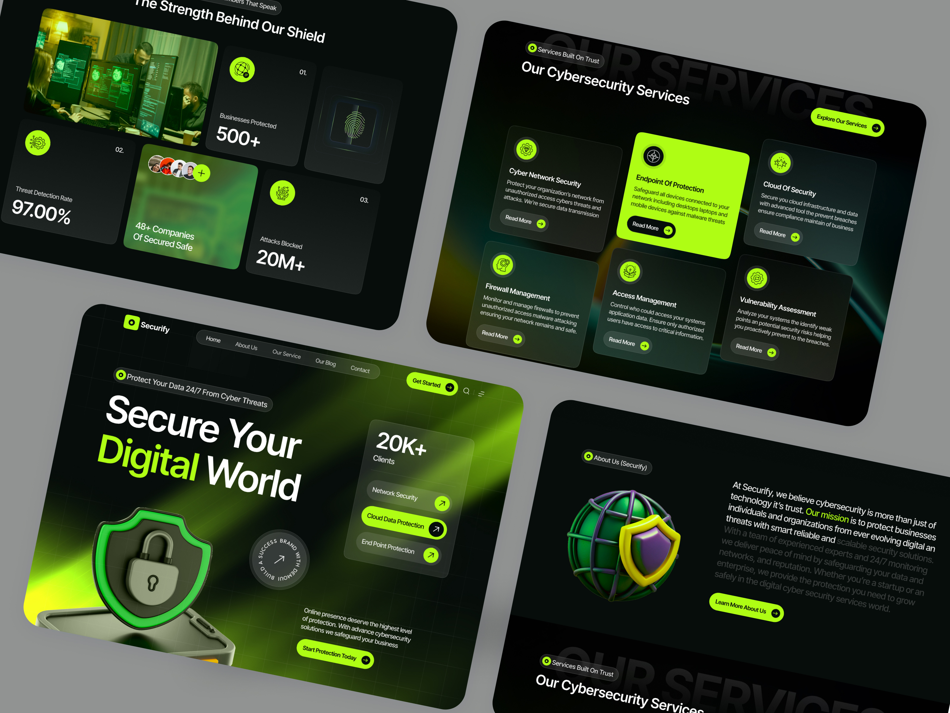 Cyber Security Website Design by FleexStudio | Web Design Agency on ...
