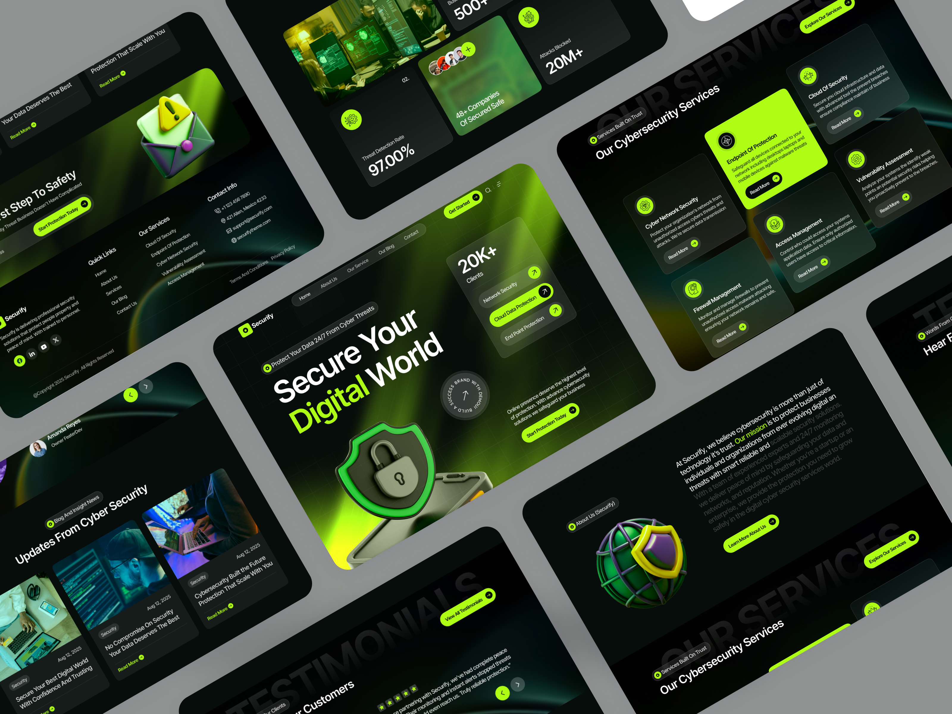 Cyber Security Website Design by FleexStudio | Web Design Agency on ...