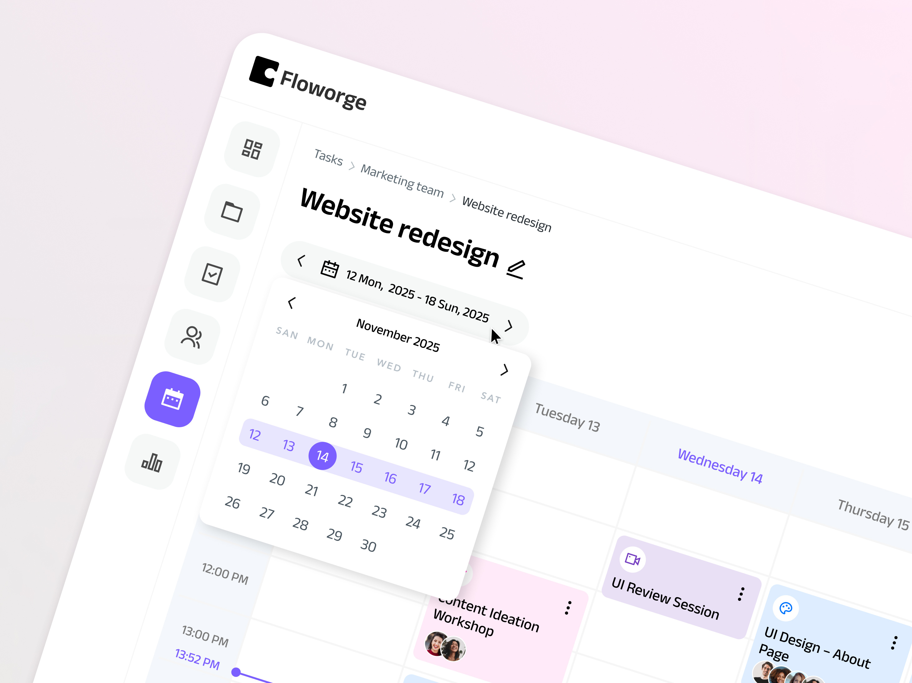 Project Schedule Dashboard by Creava on Dribbble