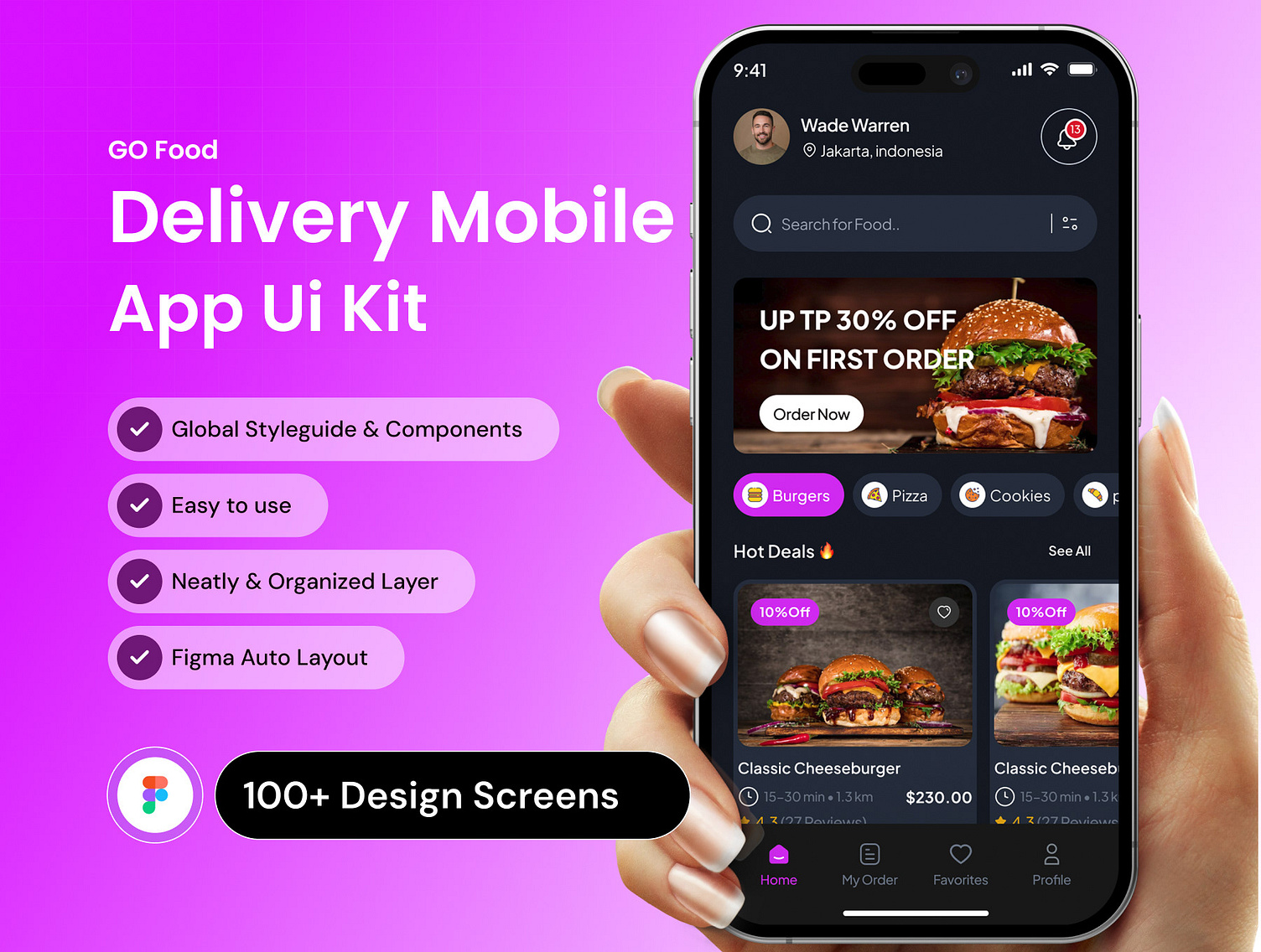 GO Food Delivery Mobile App UI Kit by Oxlao inc on Dribbble