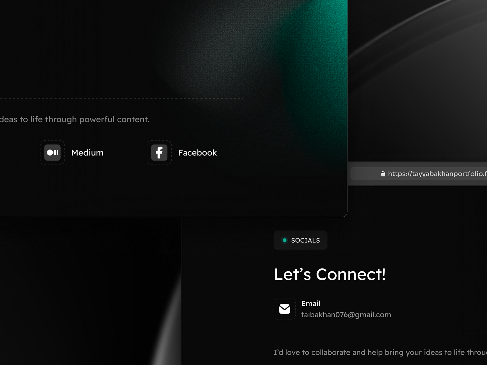 💚 Content Writer Portfolio – Website UI Design by Memoona Khan on Dribbble