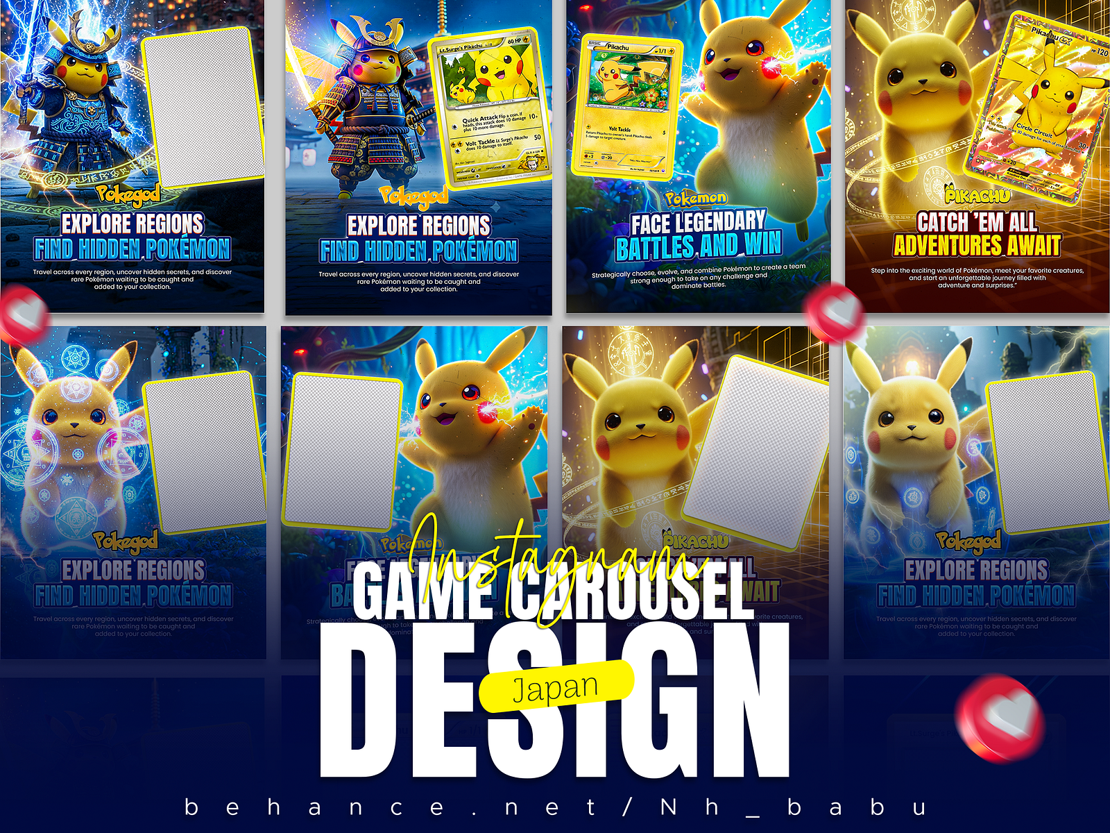 Gaming Carousel Design by Nazmul Hossain Babu on Dribbble