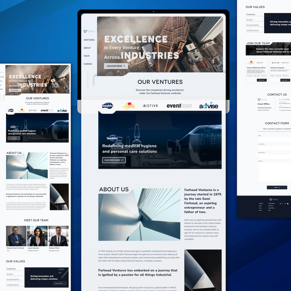 Company Website Design & Front-end Development by Kaori A on Dribbble