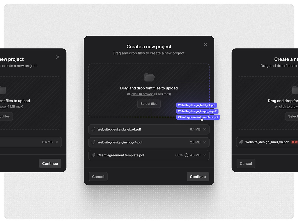 Drag and drop — Untitled UI by Jordan Hughes® on Dribbble