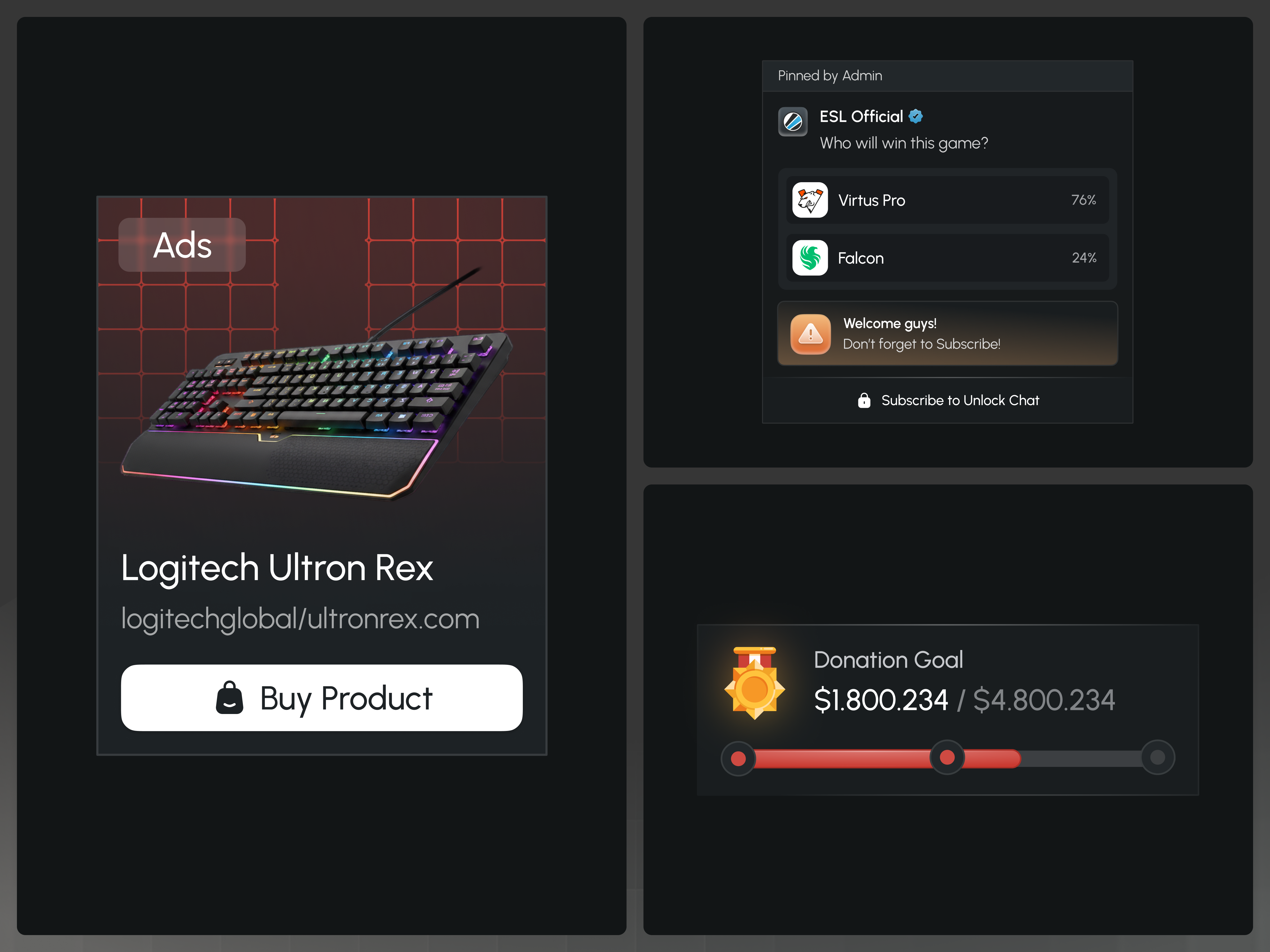 Watchis - Live Streaming Platform by Nija Design for Nija Works on Dribbble