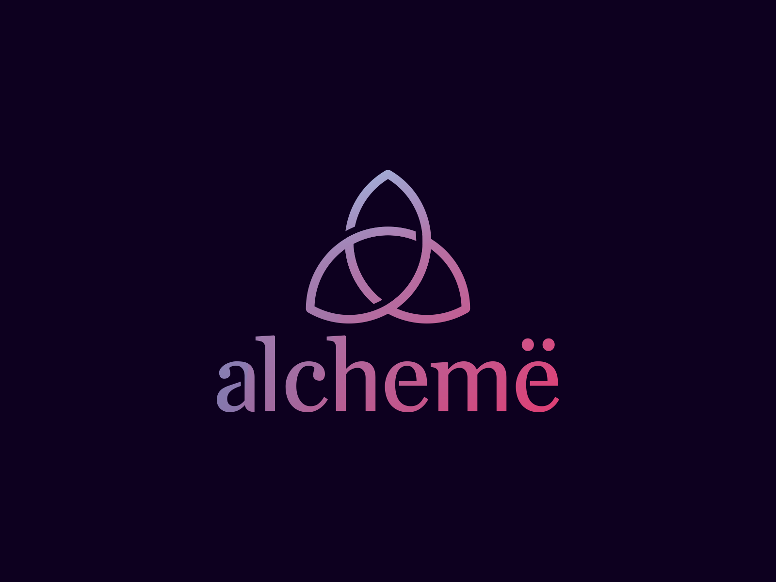Alchemë, logo design for beauty professionals network by Alex Tass ...
